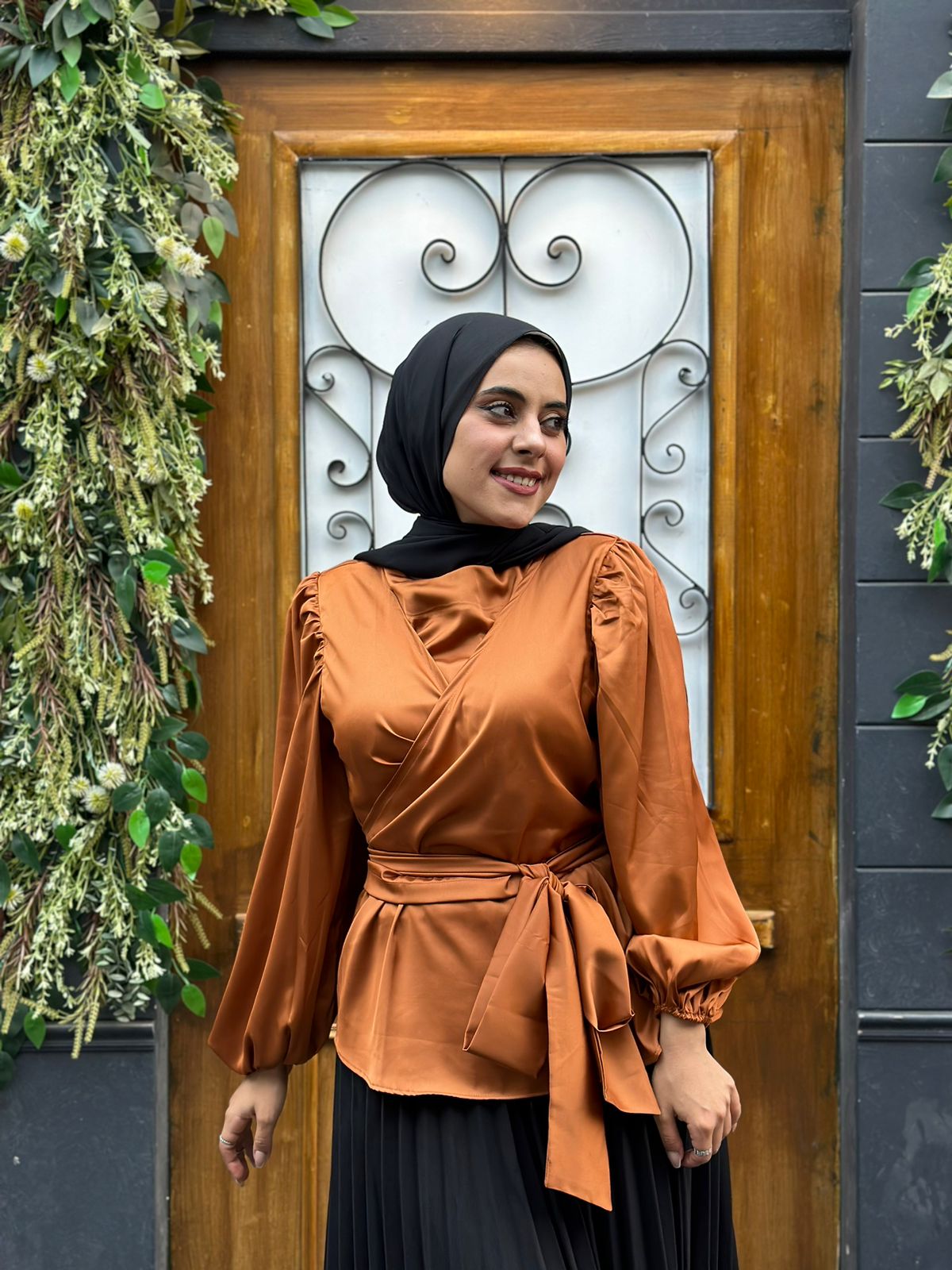 Satan Blouse – ARWA FASHION